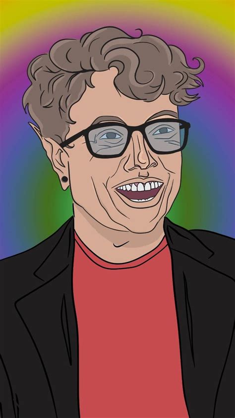 Rainbow Background Character Drawind
