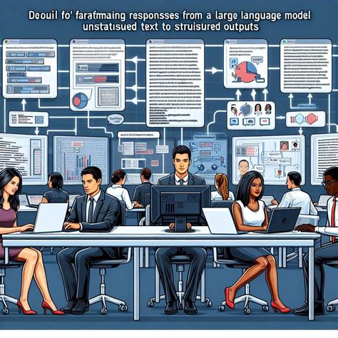 formatting llm responses from unstructured text to structured outputs