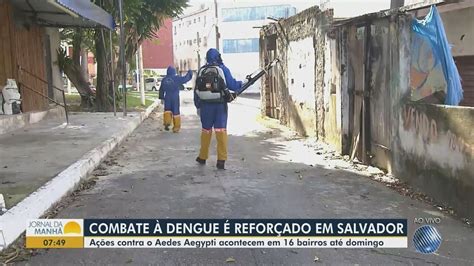Mais de 10 bairros de Salvador recebem reforço de ações contra a dengue no feriadão da Semana