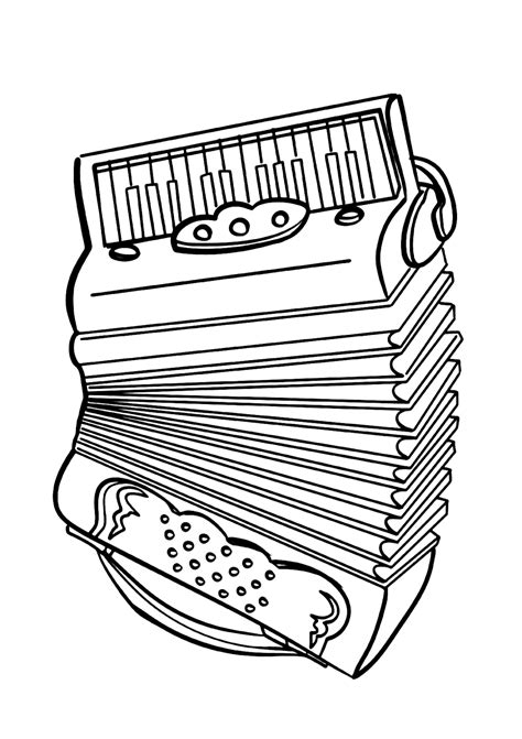 Sanfona Junina Para Colorir Imprimir Desenhos