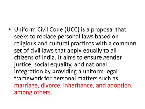 UCC And Gender Justice Pptx