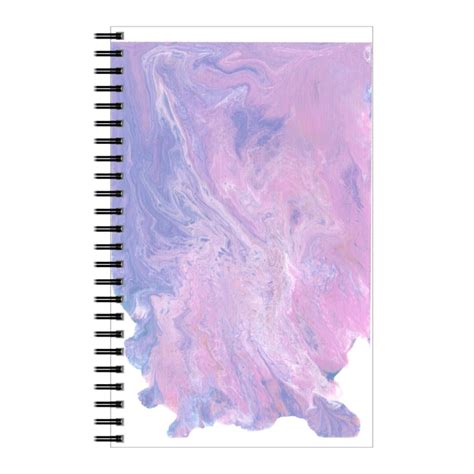 Acrylic Pour Abstract Purple And Pink Notebook Shutterfly