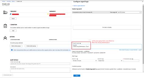 Azure Monitor Alert On A Custom Metric Filtered By Cloudroleinstance