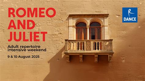 Romeo And Juliet Adult Repertoire Workshop Royal Academy Of Dance