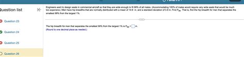 Solved Question List Question 23 Question 24 Question 25
