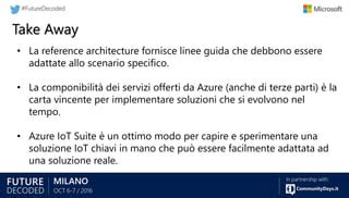 Soluzioni Iot Con Le Tecnologie Microsoft Ppt