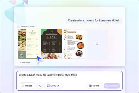 Free Ai Menu Generator Create Restaurant Menu Designs Online No Signup