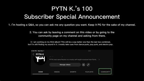 Pytn Ks 100 Subscriber Special Official Teaser Youtube