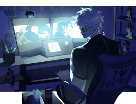 Pin By Bentley On Satoru Gojo Jujutsu Anime Guys Animated Man