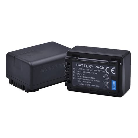 Аккумулятор DuraPro для Panasonic VW-VBT190, VW-VBT380, VW-VBT380, VW ...