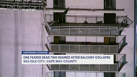 1 Feared Dead After Balcony Collapses At Sea Isle City Condo Complex