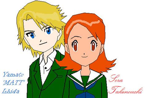 Digimon Matt And Sora By Xxxhimura Xxx On Deviantart
