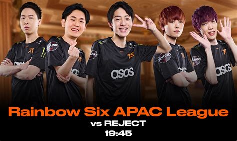 FNATIC JAPAN on Twitter R6S部門 R6APACL MATCH OF THE DAY vs RC