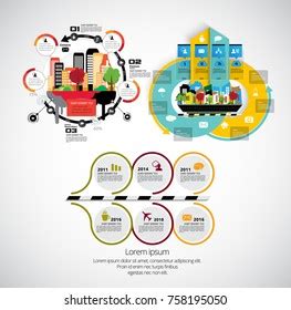 Illustrative Diagram Waste Energy Recycling Process Stock Vector