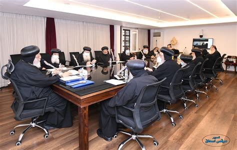 قداسة البابا يجتمع باللجنة الدائمة للمجمع المقدس ترأس قداسة البابا