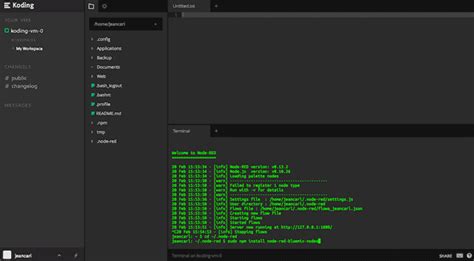 node red on koding using ibm bluemix services jeancarl s adventures