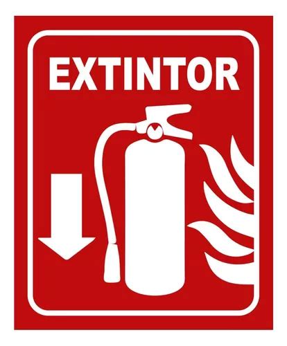 Letrero Señalamiento De Seguridad Extintor 20x25cm En Venta En Apodaca