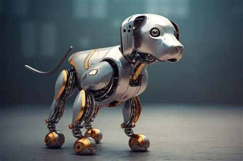 Premium Ai Image A Mechanized Canine Android Advanced Technology The