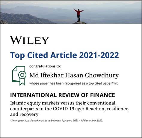 Iftekhar Hasan On Linkedin Topcitedarticle
