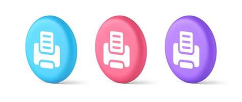 Premium Vector Printer Machine Device For Paper Document Print Button