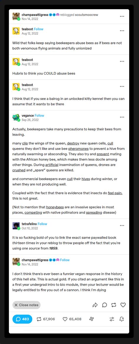 Vegan Propaganda About Beekeepers Album On Imgur