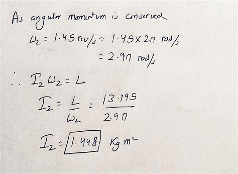 [solved] Please Help Solve A B C Calculate The Angular Momentum