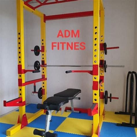 Jual Sehat Yuk Power Rack Squat Bar Squatrack Pull Up Bar Bench Press