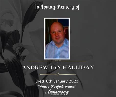 Halliday Andrew Ian Armstrong Funeral Directors