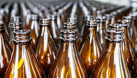 Premium Ai Image Glass Bottle Texture Glass Bottle At Factory For