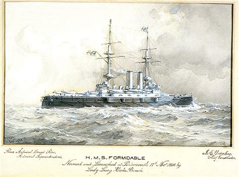 Formidable Class Battleships 1898