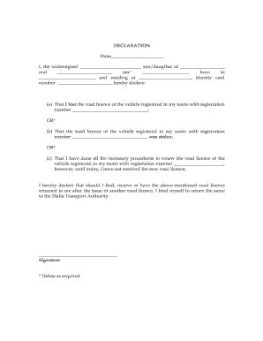Fillable Online Secure2 Gov ADT Declaration Instead Of Affidavit