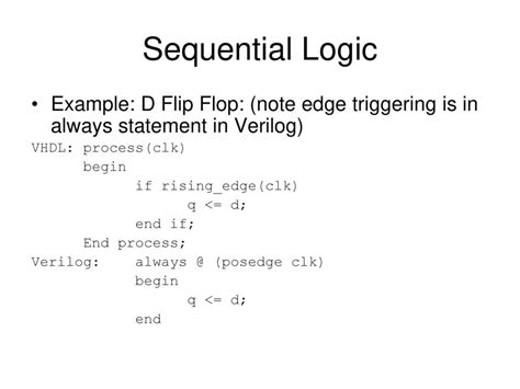 An Introduction To Verilog Transitioning From Vhdl Ppt Download