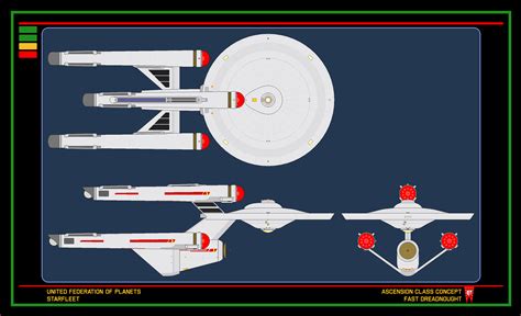 Fast Dreadnought Ascension Class Concept By Starfleetshipyards On Deviantart