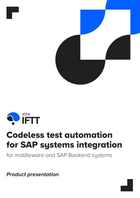 Pdf Codeless Test Automation For Sap Systems Integration · Codeless