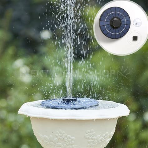 Solar Powered Easy Bird Fountain Kit Great Addition To Your Garden