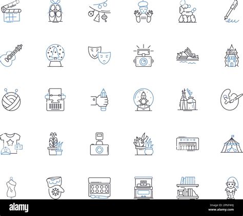 Science Experiments Line Icons Collection Hypothesis Variables Procedure Results Data