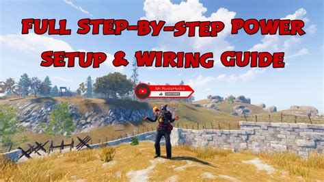 Full Step By Step Electrical Setup Wiring Guide Rust Console Edition YouTube