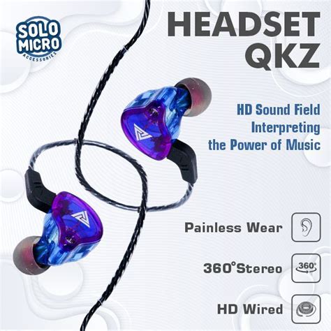 Jual Qkz Ak6 Earphone Bass Sport Gaming Dengan Mic Sport Dynamic