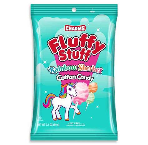 Fluffy Stuff Cotton Candy Rainbow Sherbert The Candy Addict Store