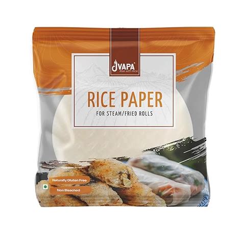 Jvapa Rice Paper Sheet 100gms Chả Giò Round 22 Cm Gluten Free