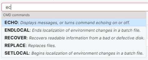 Autocomplete Menu For ` Variables ` In The Command Field · Taitava