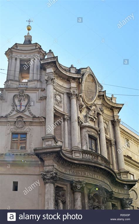 The Church Of San Carlo Alle Quattro Fontane Church Of Rome By