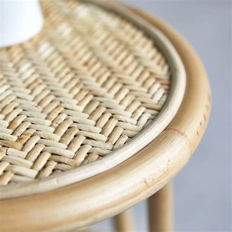 Runder Beistelltisch Aus Rattan 40 Cm Wohnzimmermöbel Tikamoon