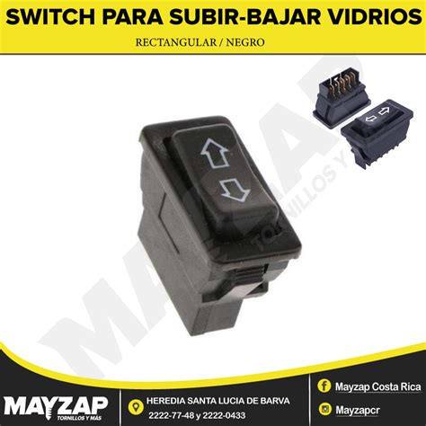 Switch Para Subir Y Bajar Vidrio Mayzap Tornillos Y Herramientas
