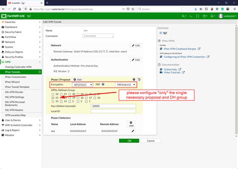 Route Based Vpn Tunnel Fortigate Cisco Asa