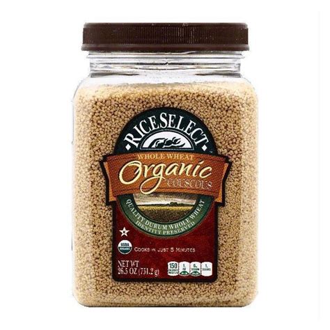 Rice Select Organic Couscous Whole Wheat Wholesome Fresh