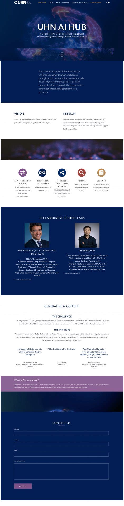 Uhn Ai Hub Techna Portfolio