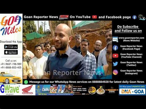 Goan Reporter News Laying Of Foundation Stone By MLA Joshua Desouza