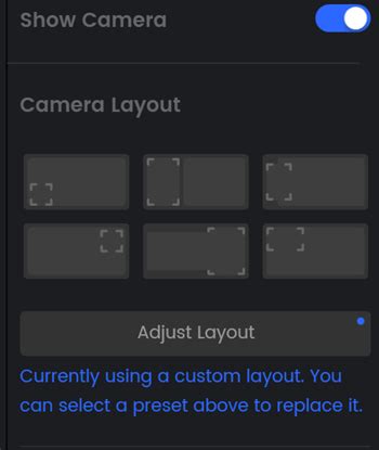 How To Set Up Camera Layout
