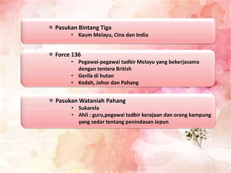 Gerakan Nasionalisme Semasa Pendudukan Jepun Pptx